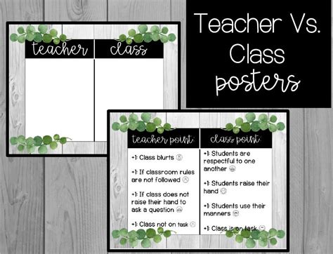 Teacher Vs Class Posters Class Poster Teacher Student
