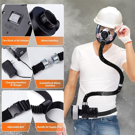 Buy Hanuu Reusable Papr Respirator Portable Papr Respirator System With 40mm Activated Carbon