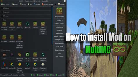 Minecraft Tutorial How To Install Mods On MultiMC And Up Very Easy YouTube