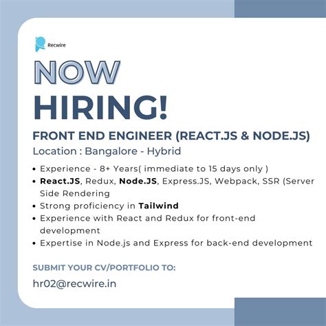 Jisin Joseph On Linkedin Hiring Fullstackdeveloper Reactjs Nodejs