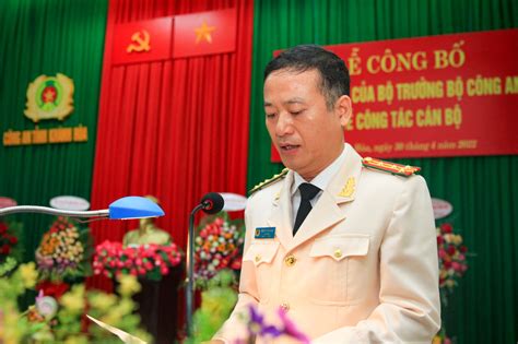 Tân Giám đốc Công An Tỉnh Khánh Hòa Là Người Con Quê Hương đất Lửa