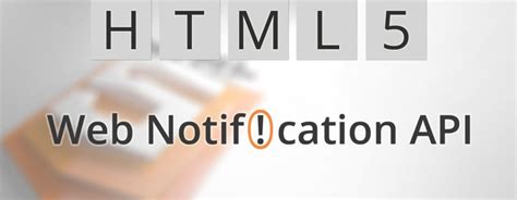 Html5 Web Notification Api Rprogramming
