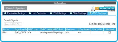 Using Dac With Stm32 The Engineering Projects