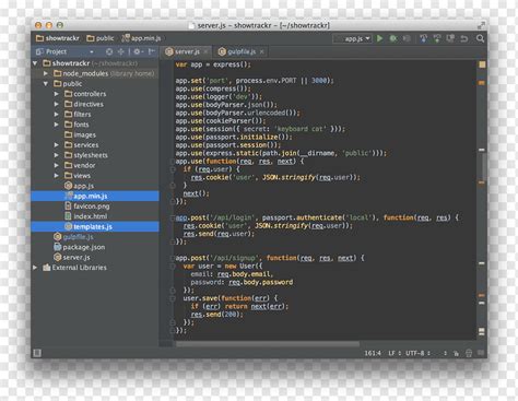 Computer Program Screenshot Nodejs Javascript Mongodb Professional Cv Text Computer Program