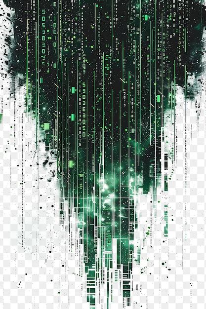 Premium Psd Hacker Decryption Glitch With Binary Code Abstract Shapes An Texture Effect Fx