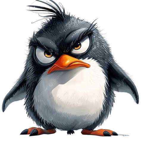 화난 펭귄 만화 캐릭터 자르기 펭귄 만화 캐릭터 Png 일러스트 및 이미지 에 대한 무료 다운로드 Pngtree