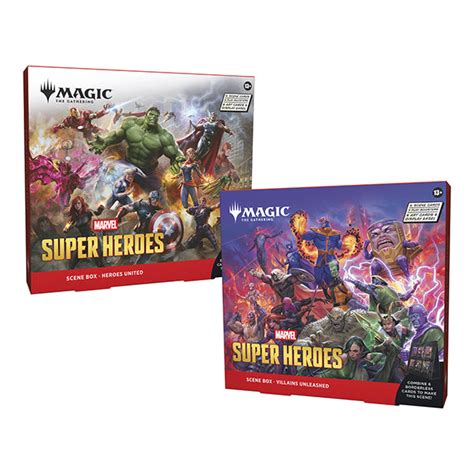Magic The Gathering Marvel Super Heroes Scene Box Heroes United V