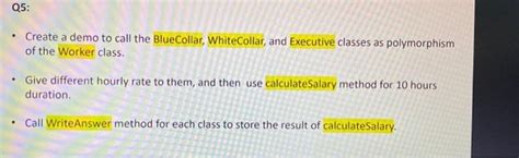Solved Please Create A Package Named Homework4 •