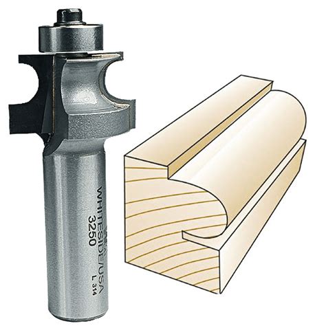 Whiteside 3250 Edge Beading Router Bit For Woodworking 1 2 SH 5 16 BD 5 8 CL Walmart Com