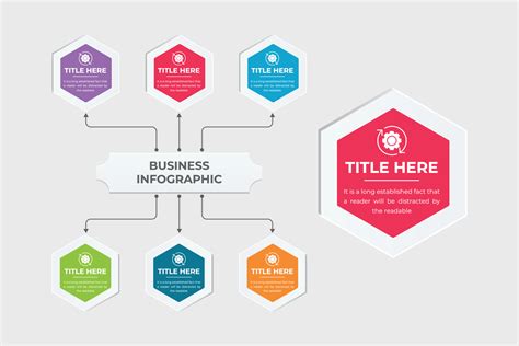 Business Presentation And Data Visualization Infographic Elements Vector Abstract Graph