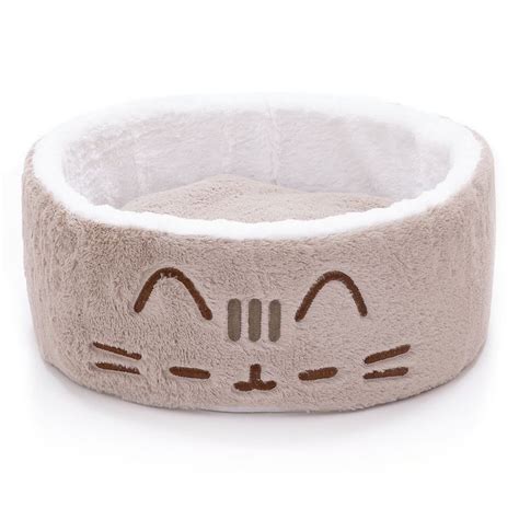 Pusheen Sleepy Face Cuddling Grey Cat Bed Cat Bed Pusheen Cat