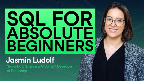 Sql For Absolute Beginners Youtube