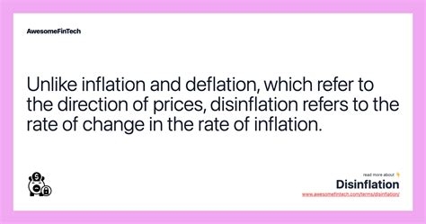 Disinflation Awesomefintech Blog