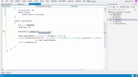 Using Yield Return In C To Construct An Infinite Sequence Youtube