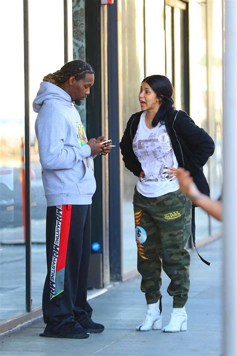 Cardi B And Offset Seen Arguing Wearing Wild Streetwear Outfits