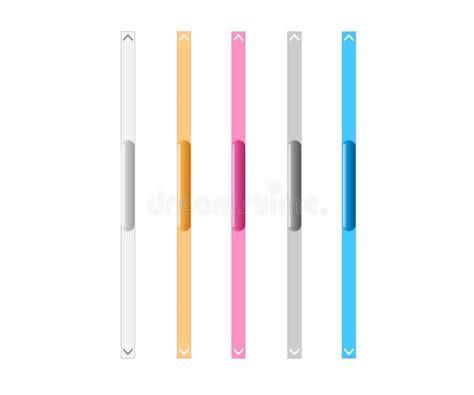 Scroll Bars Set Stock Vector Illustration Of Switch 112102367
