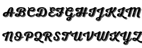 Nexa Rust Script B Trial Shadow 2 Font