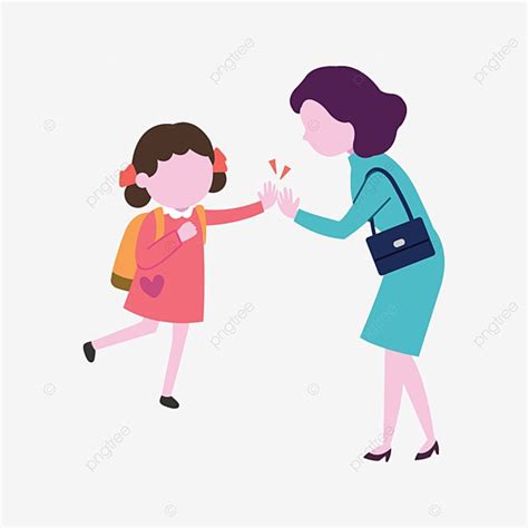 귀여운 어머니 날 어머니와 딸 그림 일러스트 문자 자료 어머니의 날 모녀 삽화 면제 소재 Png 일러스트 및 Psd 이미지 무료 다운로드 Pngtree