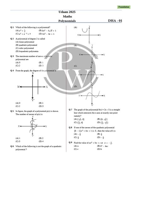6634aaab2cd15f0018a50bdf Polynomials Dha 01 Udaan 2025 Pdf