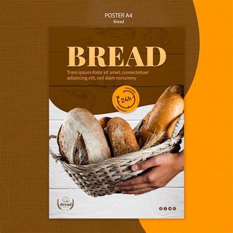 Bread Poster Psd 6000 High Quality Free Psd Templates For Download