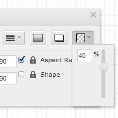Adjust The Opacity In Shapes