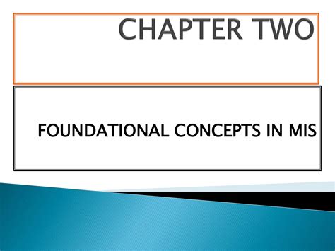 Chapter 2 Foundational Concepts In Mispdf