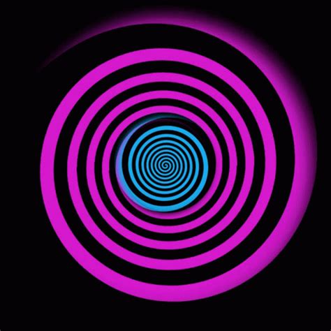 Purple And Blue Hypnoisis Spiral Loop GIF GIFDB Com