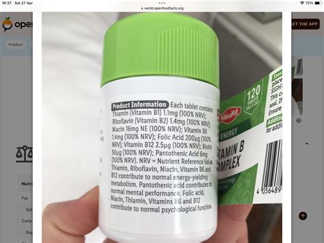 Lidl Vitamins Lack Of Information Diabetes Forum The Global Diabetes Community