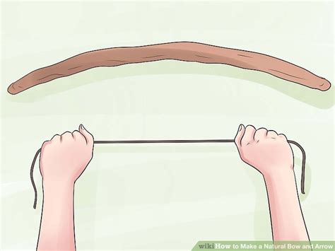 4 Ways To Make A Natural Bow And Arrow WikiHow Fitness