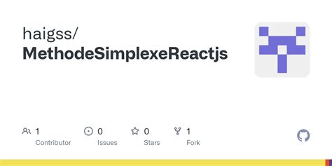 Github Haigssmethodesimplexereactjs