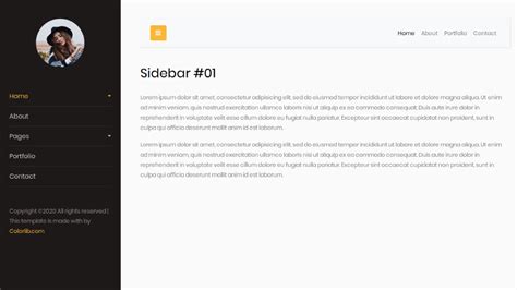 21 Bootstrap Sidebars Free Code Examples
