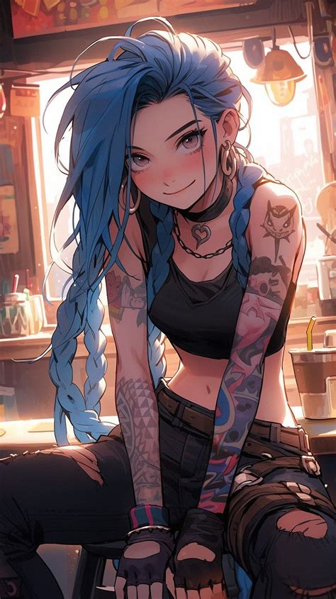 Pin By Sebastian Bustos On Arcane Girls Cartoon Art Jinx League Of