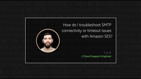 How Do I Troubleshoot Smtp Connectivity Or Timeout Issues With Amazon Ses Youtube
