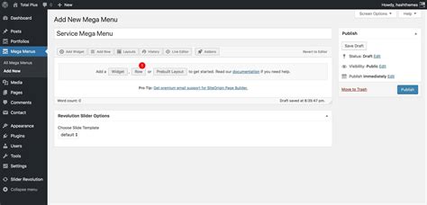 Create Mega Menu HashThemes