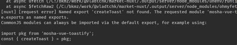 Nuxt Request Error Directory Import Output Server Node