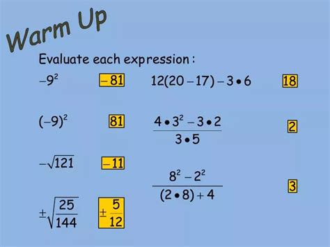 PPT Warm Up PowerPoint Presentation Free Download ID 4816005