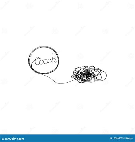 Personal Growth Development Evolution Icon Tangled And Unraveled