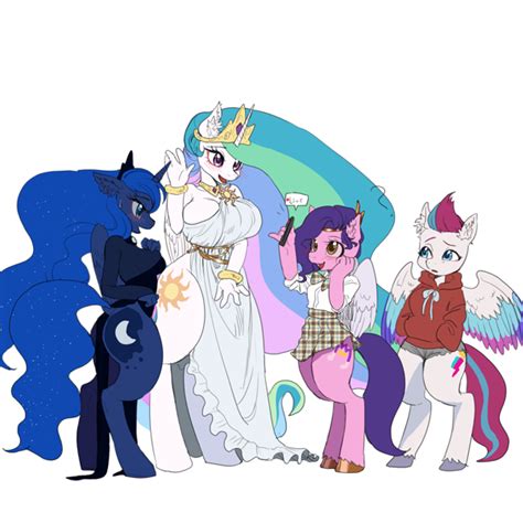 Celestia And Luna Anthro