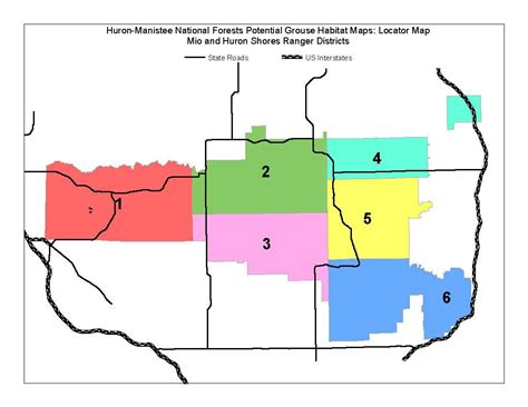 Manistee National Forest Trail Map