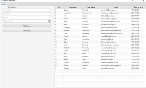 GitHub Afedorovq School Management System JavaFX Application