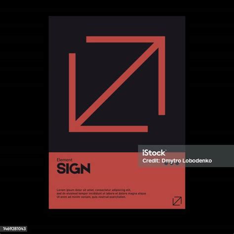 스위스 디자인 포스터 레이아웃의 메타 현대 미학 대담한 타이포그래피와 기하학적 모양으로 만든 그래픽 템플릿 0명에 대한 스톡 벡터 아트 및 기타 이미지 Istock