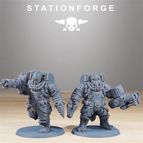 3d Printable Frontliners Heavy Support By Station Forge