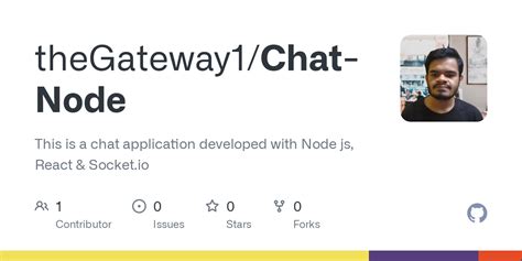 Github Thegateway1 Chat Node This Is A Chat Application Developed