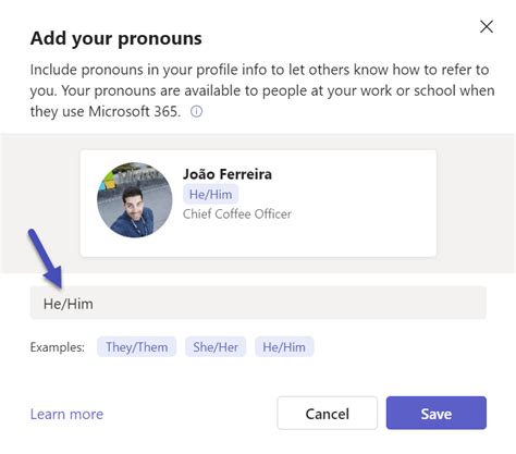 How To Enable And Add Pronouns To Microsoft Teams Profile Card Hands On Teams