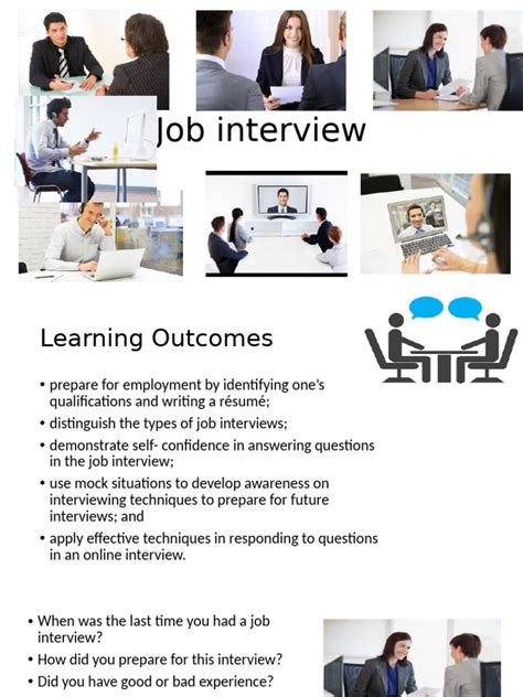 Job Interview Pdf Job Interview Cognition