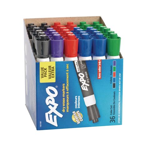 Expo Chisel Tip Dry Erase Marker Classroom Set Of 36