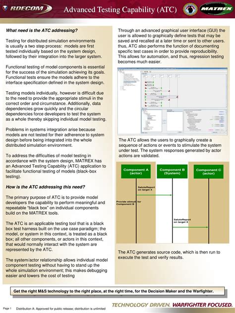 Ppt Advanced Testing Capability Atc Powerpoint Presentation Free