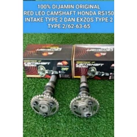 Red Leo High Performance Camshaft Intake Dan Exzos Type 123 Honda