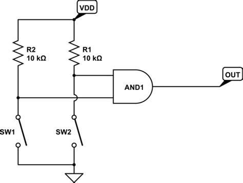 Logic Gates NOR Circuit With Two Switches Electrical Engineering Stack Exchange