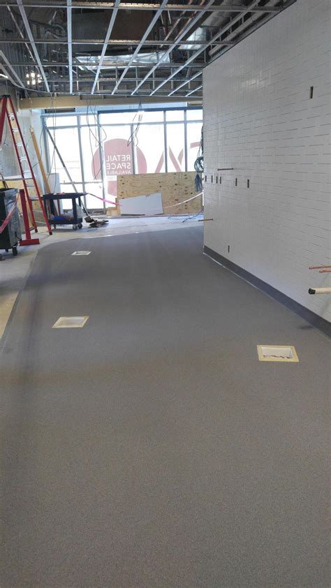 Recent Epoxy Quartz System And Pre Cast Terrazzo Tile Install Pictures Of Various Stages